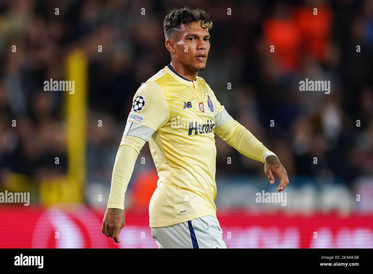 BRUGES, BELGIUM - OCTOBER 26: Gabriel Veron of FC Porto looks on during ...