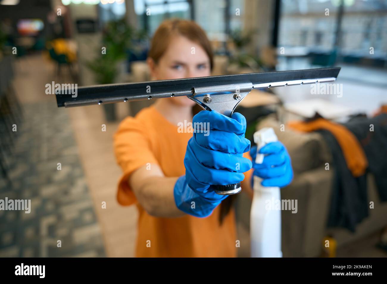 Professional window cleaner uses hi-res stock photography and images ...