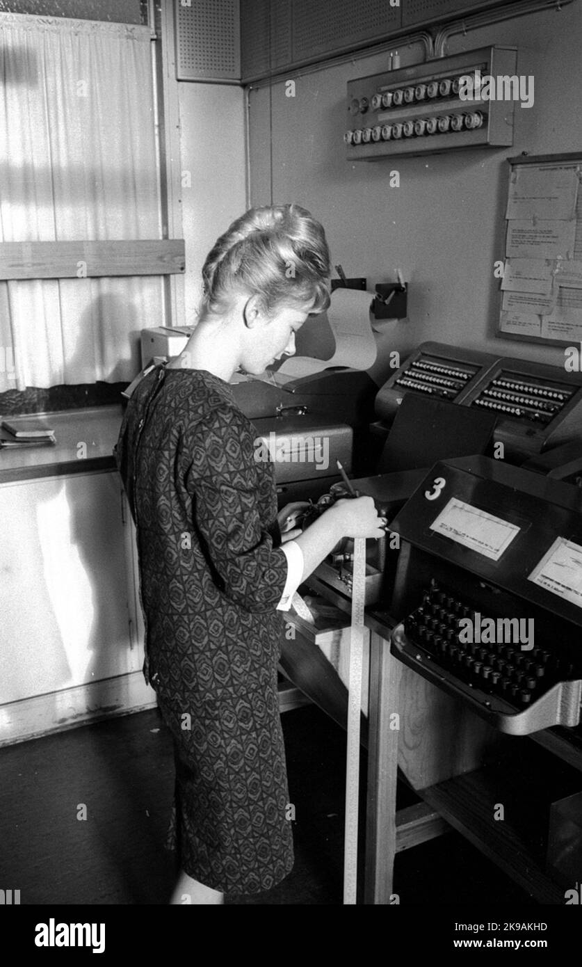 Freight carriage with computer Stock Photo - Alamy