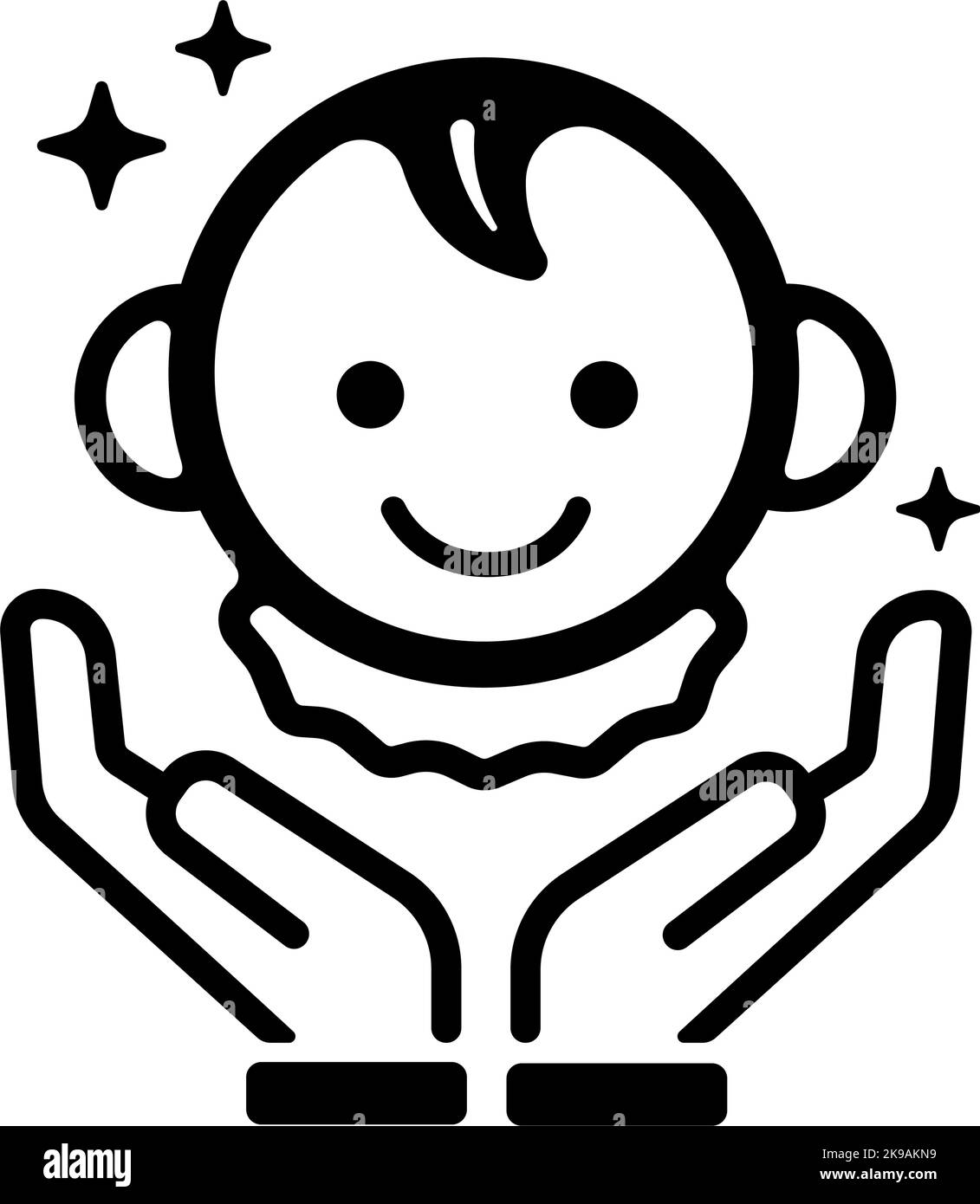 Mother holding hands baby Cut Out Stock Images & Pictures - Alamy