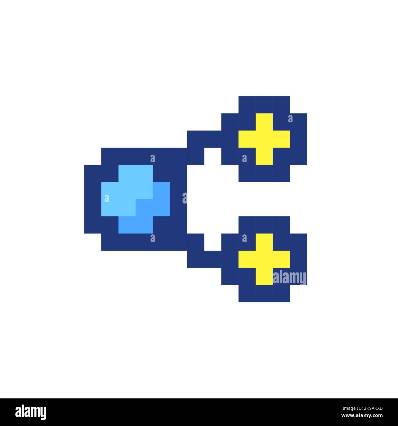 Share pixelated RGB color ui icon Stock Vector Image & Art - Alamy