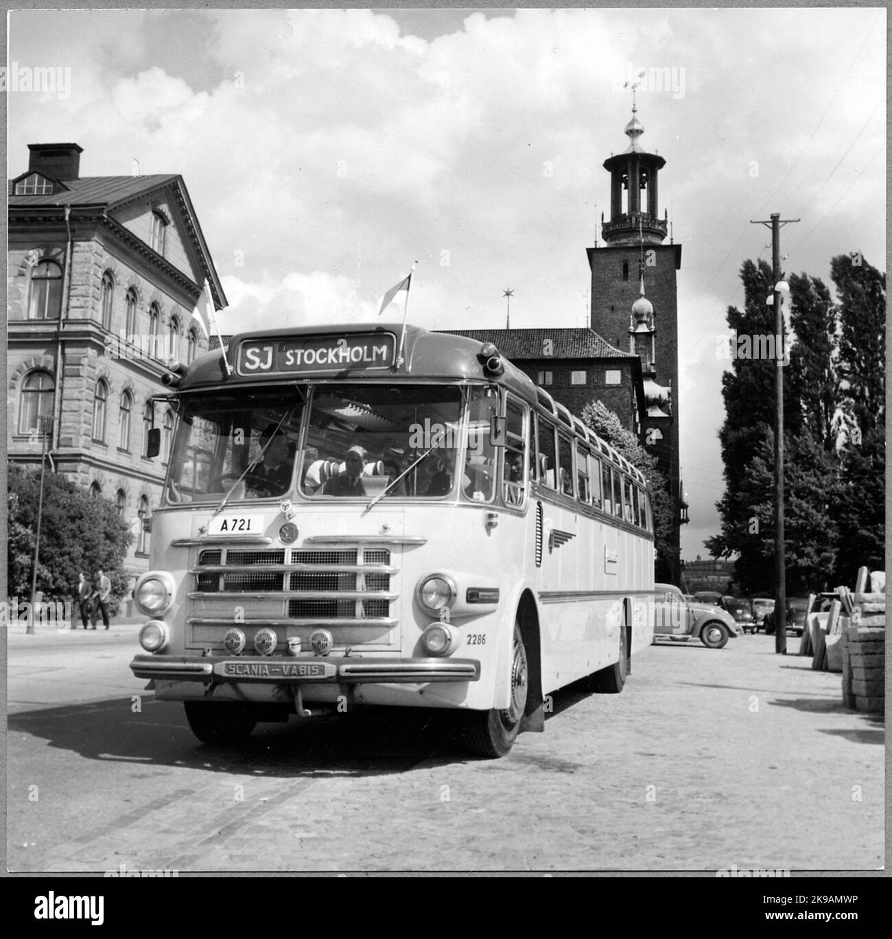 AEC Regal Mk III B1 Tourist bus. (AB Linebuss International). State ...