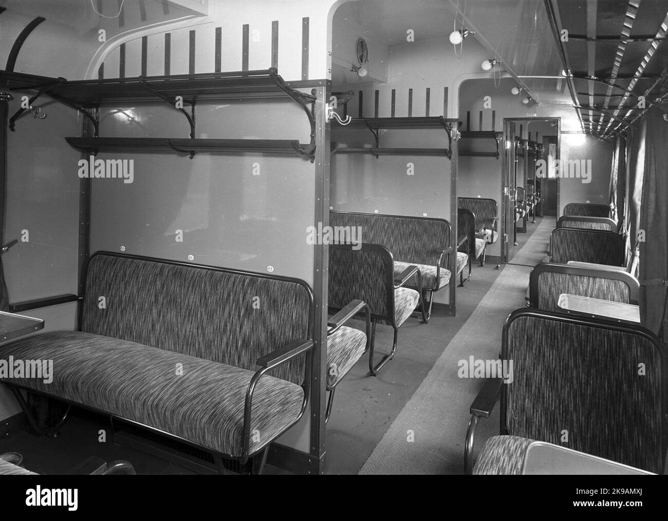 State Railways, SJ B04B, 3rd grade salon trolley Stock Photo - Alamy