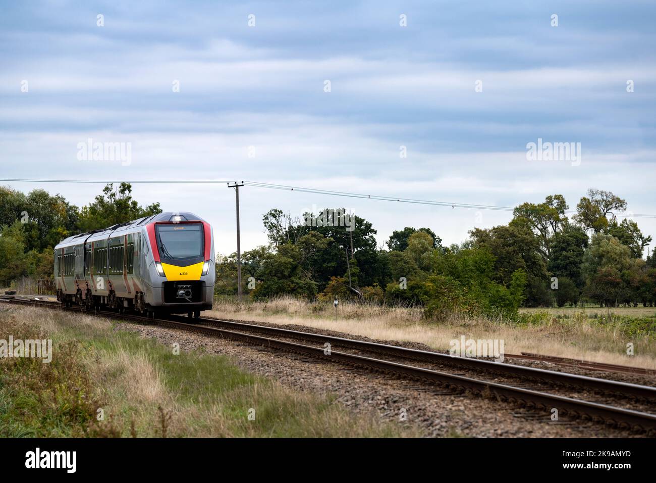 East Suffolk branch line Stock Photo - Alamy