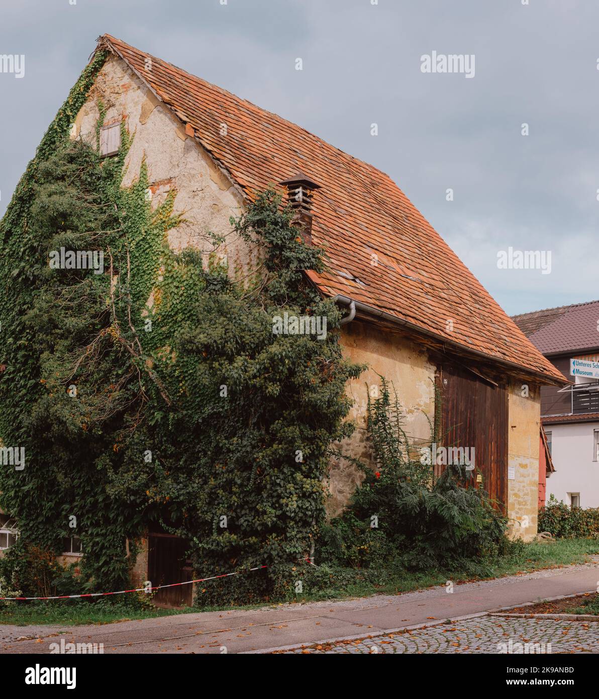 Traditional Rural House With Beautiful Exterior Facade Decor In Germany ...