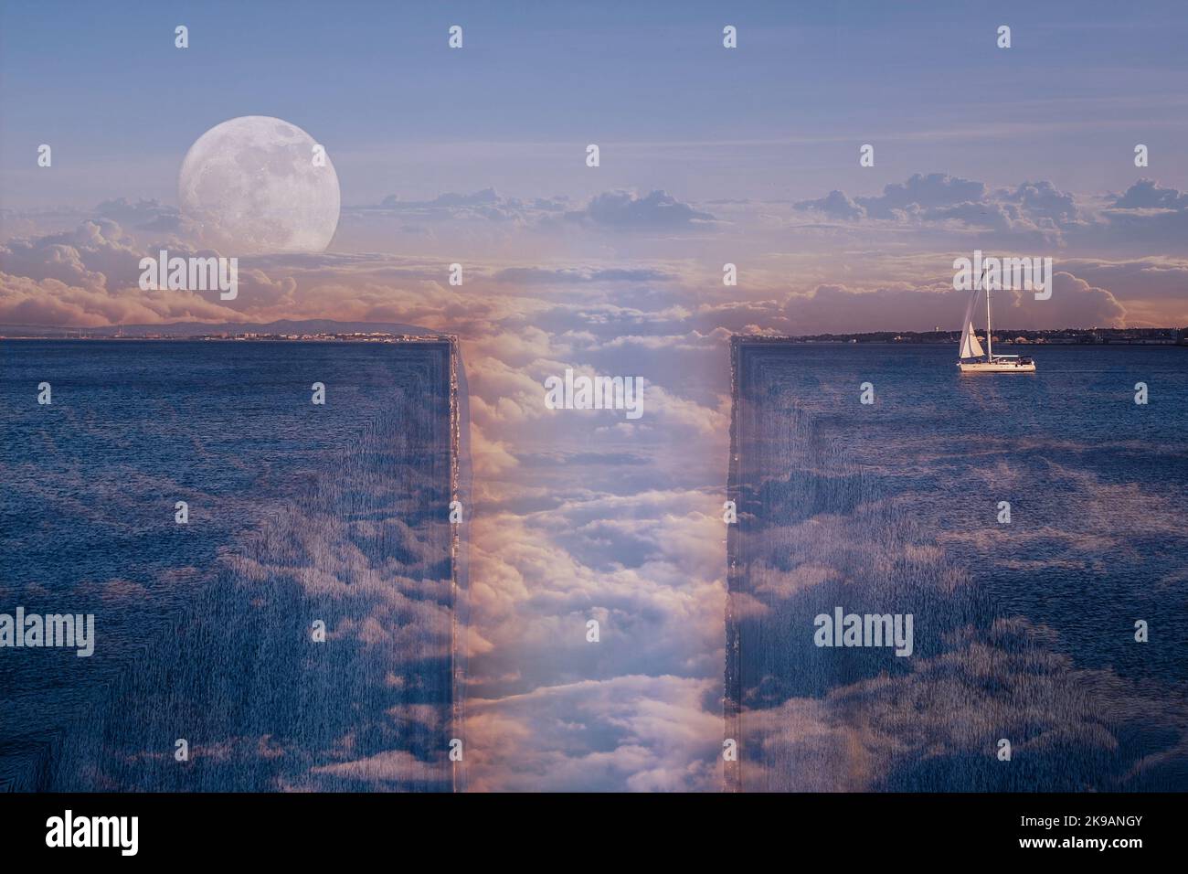 Flat earth concept hi-res stock photography and images - Alamy