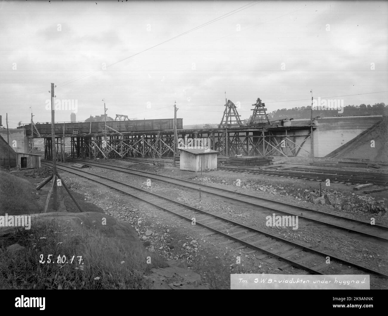 SWB-Viaduct under building Stock Photo - Alamy