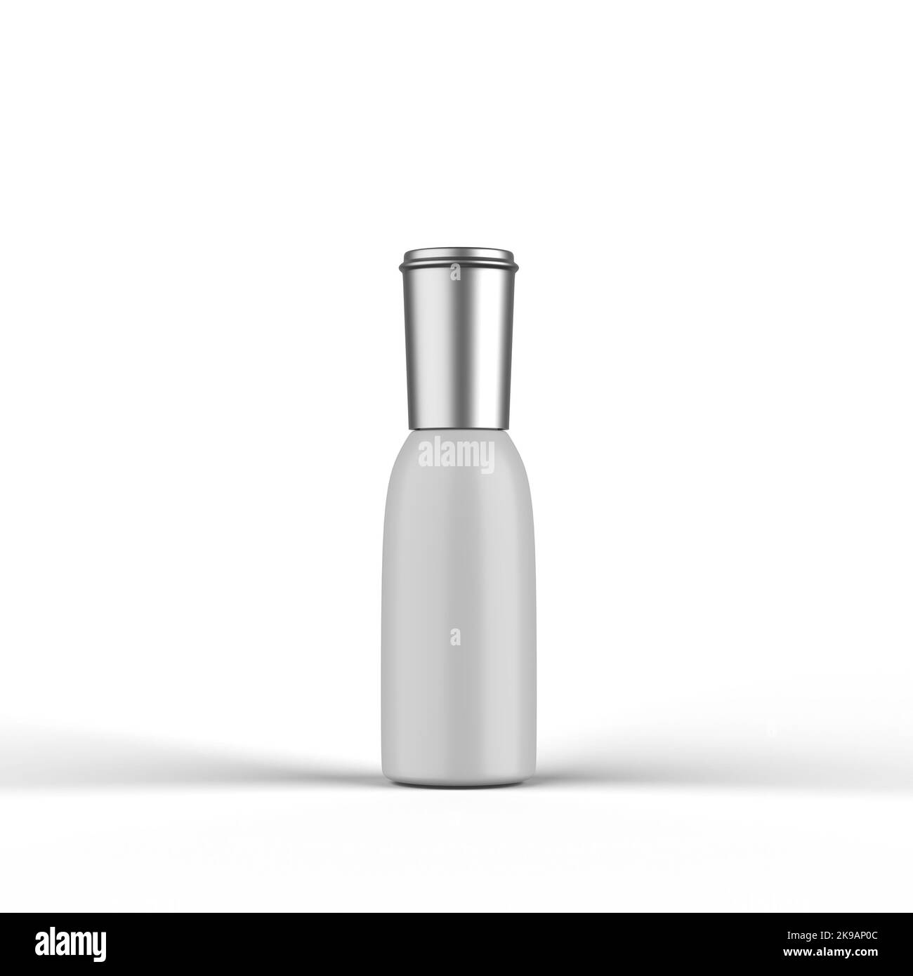 Matte Cosmetic Bottle 3D Rendering Stock Photo - Alamy