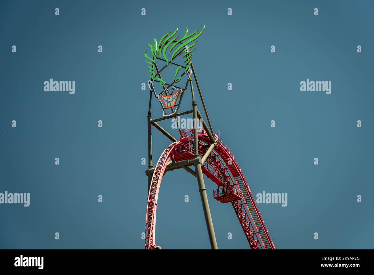 Gold Coast, Queensland, Australia - DC rivals thrill ride at Movie ...