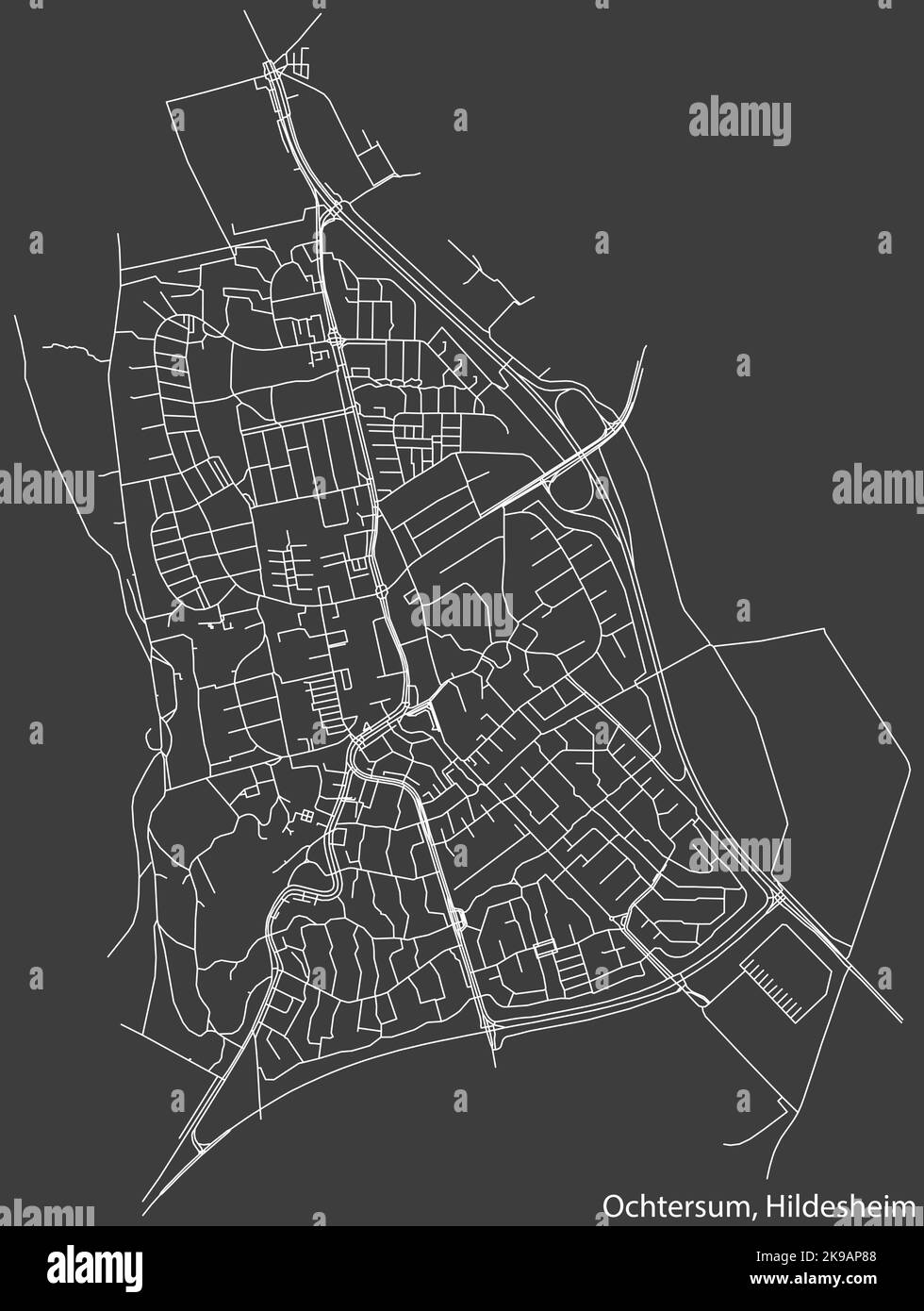 Hildesheim map Black and White Stock Photos & Images - Alamy