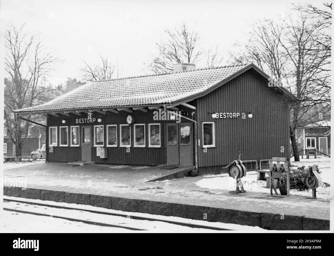 Stop opened in 1902 with one -story station house in wood. The old ...