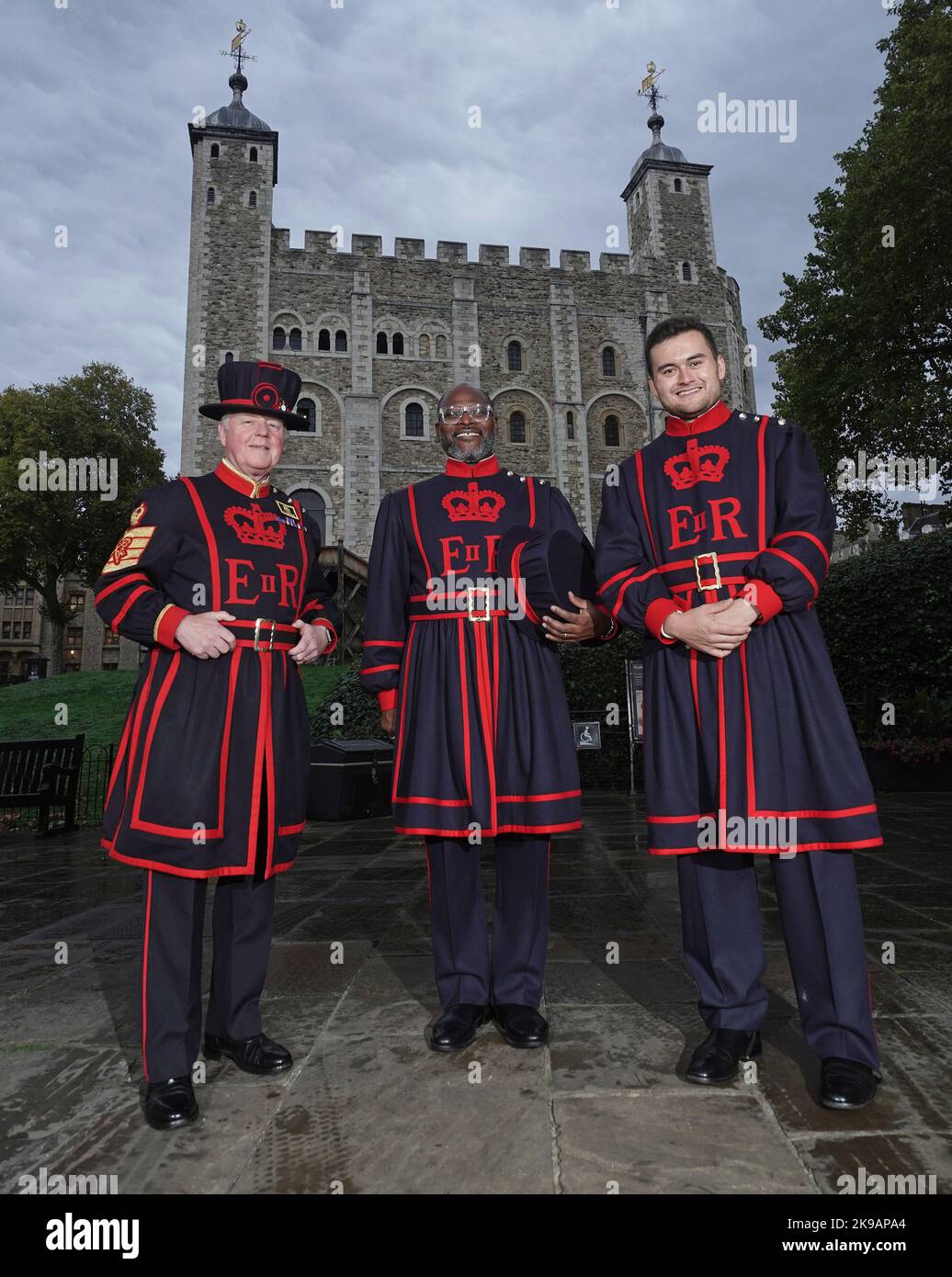 Performers from the English National Opera (ENO) production of Gilbert ...