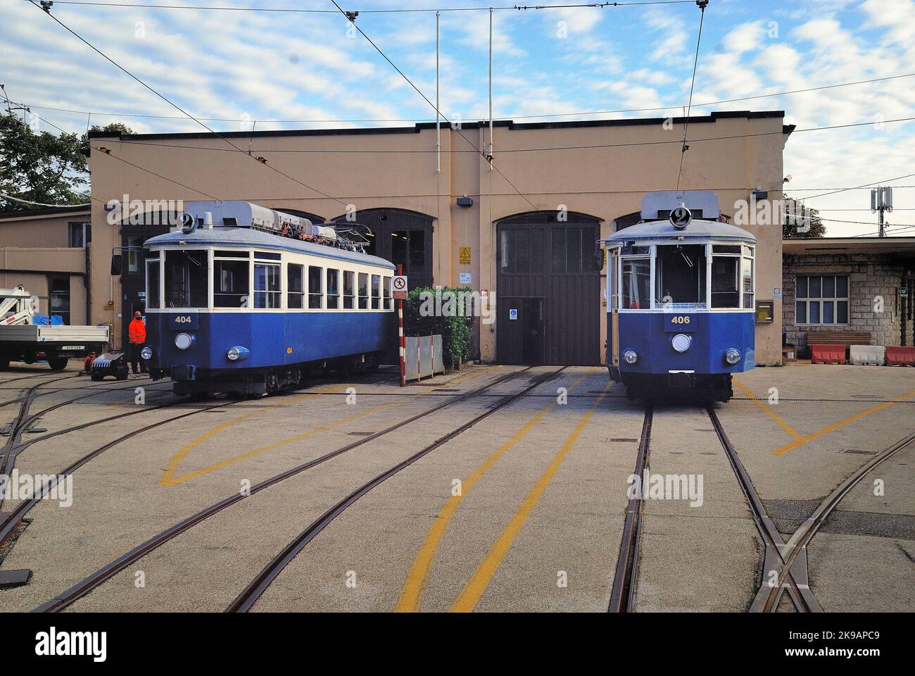 The tram of Opicina is a historic tram of Trieste. It connects the town ...