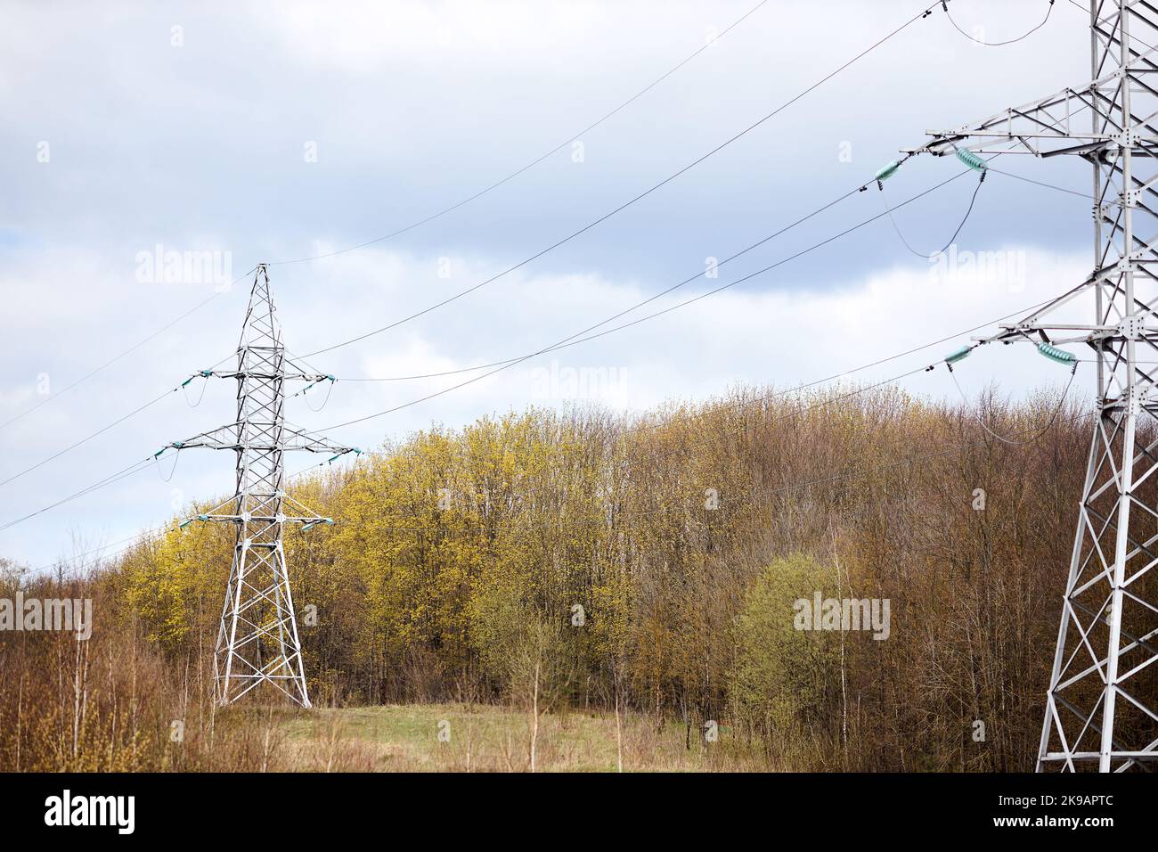 High voltage electric high voltage electric transmission power tower ...