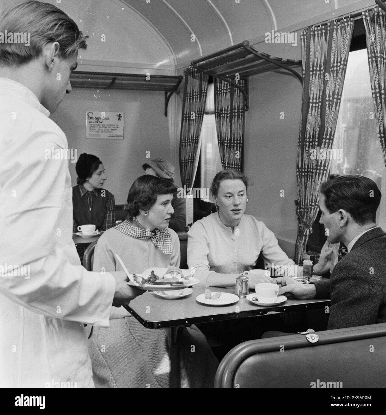 Restaurant wagon with extras Stock Photo - Alamy