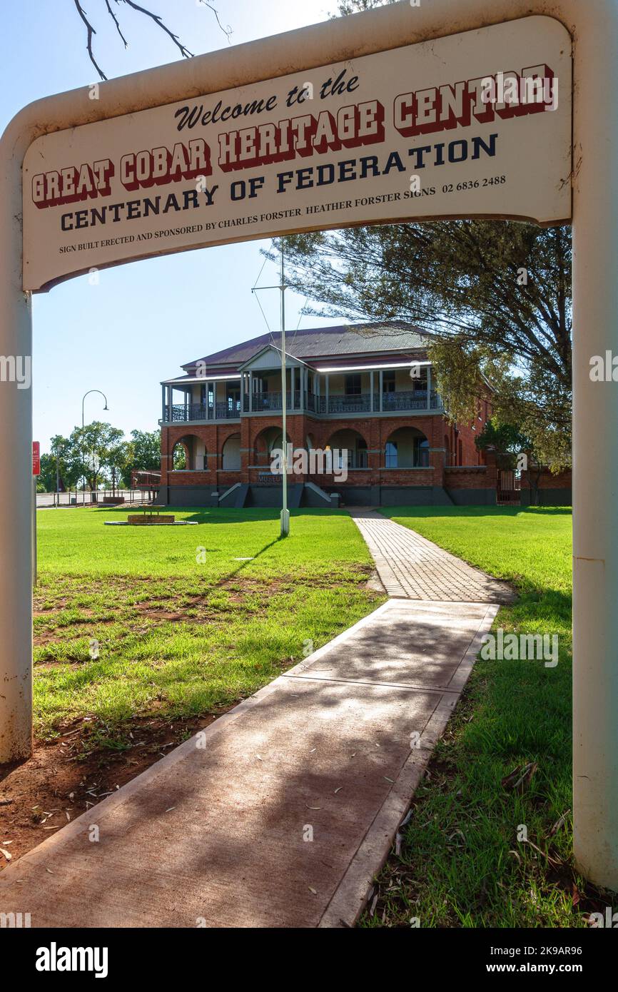 The Great Cobar Museum and Visitor Information Centre in the summer ...