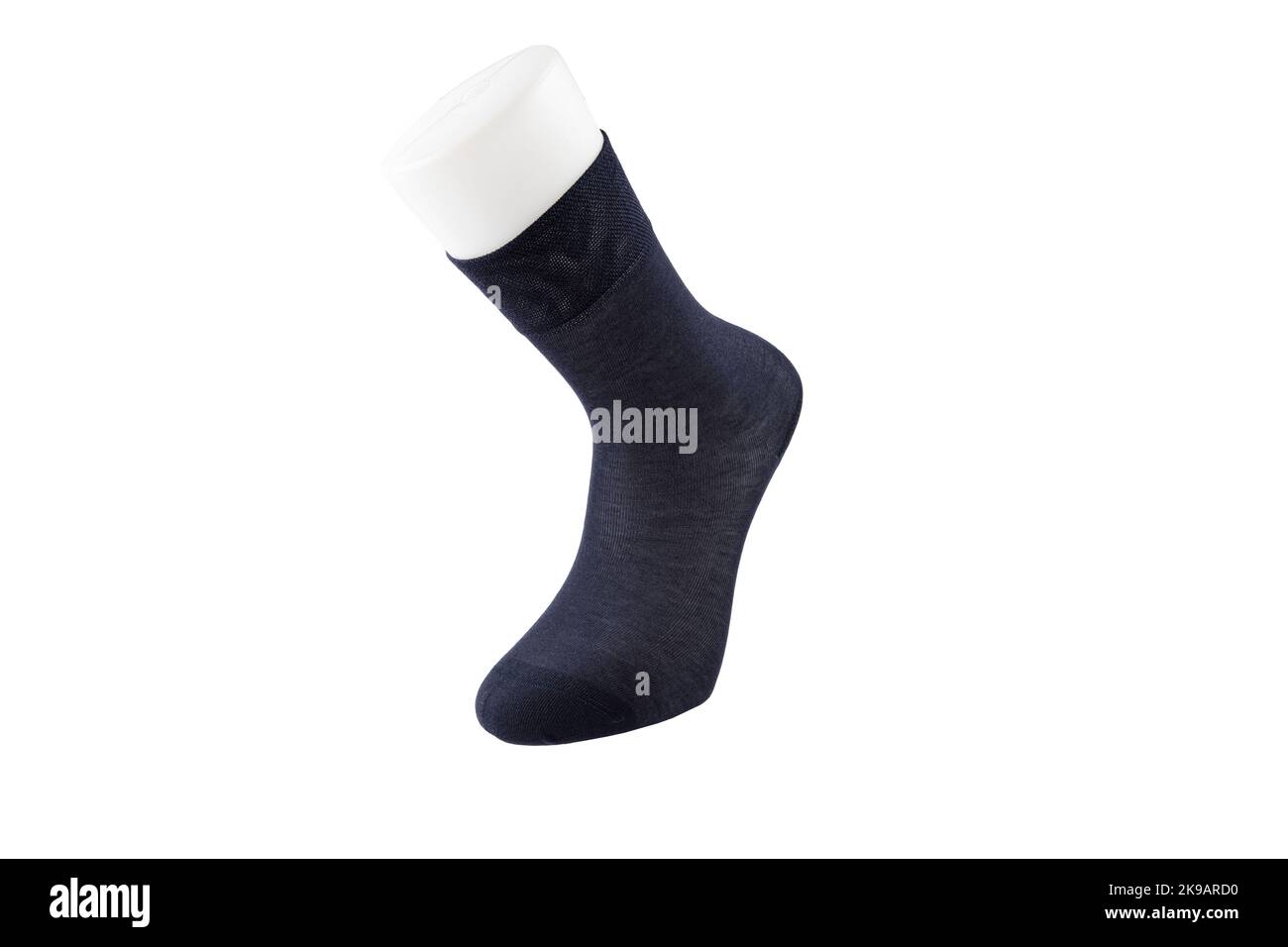Blank long socks design mockup, isolated.Long clear soft sock stand ...