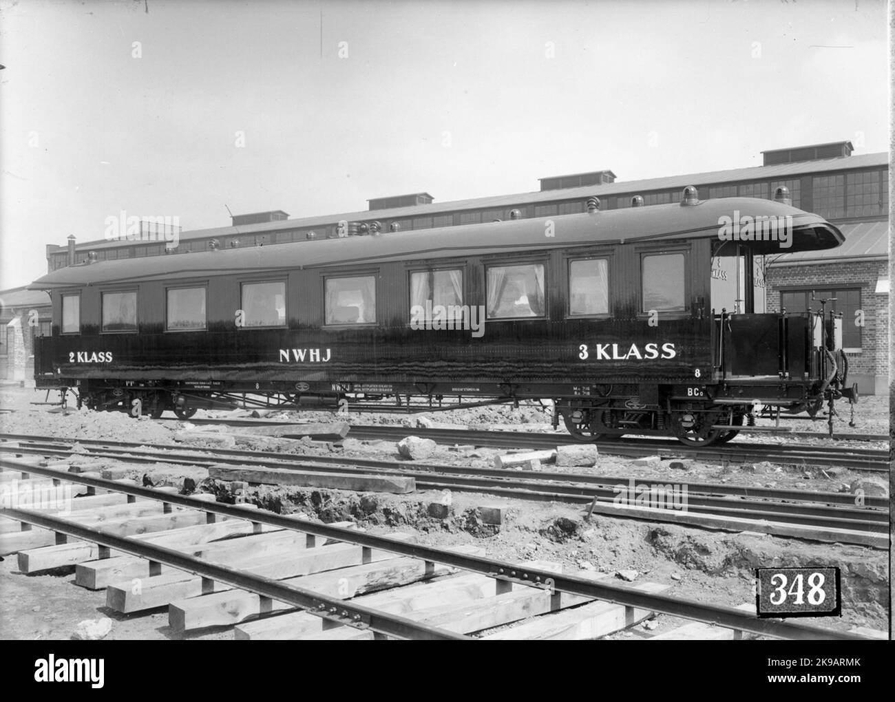 Norsholm - Västervik - Hultsfred Railways, NVHJ BCO 8. Carriage Built ...