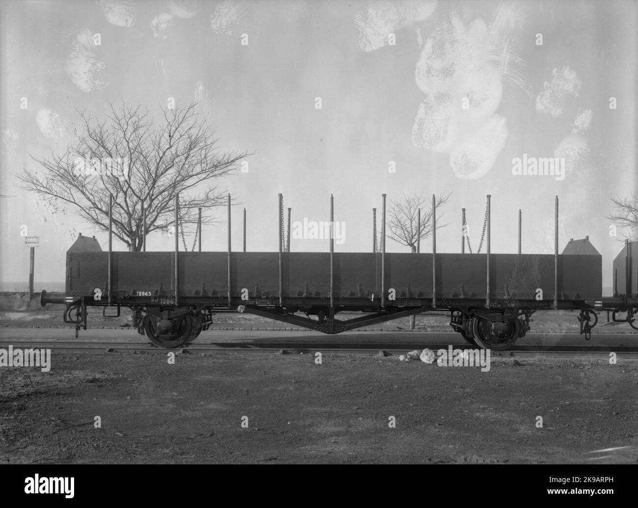 State Railways, SJ o 72863. Post Carriage. Kockums Mechanical Verkstads ...