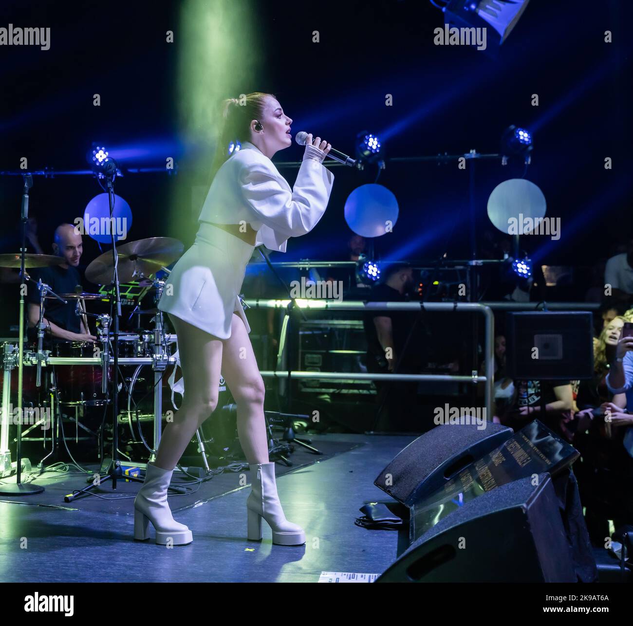 October 24 2022 Naples Campania Italy Italian Singer Annalisa Nuda Live Tour 2022 At The