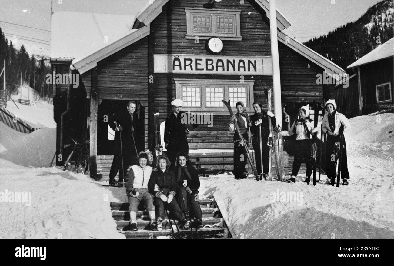 Bergbanan's lower station located at Fjällgården. The course was built ...