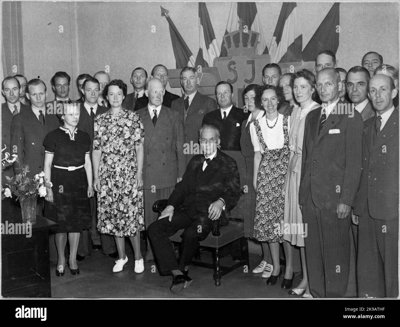 Bureau manager Arthur Carl Albin Stjerna at the Person Tax Agency is ...