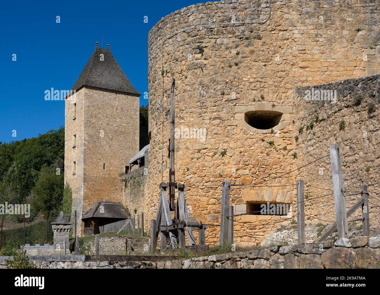 Castelnaud-la-Chapelle, 13th century castle housing Middle Ages war ...