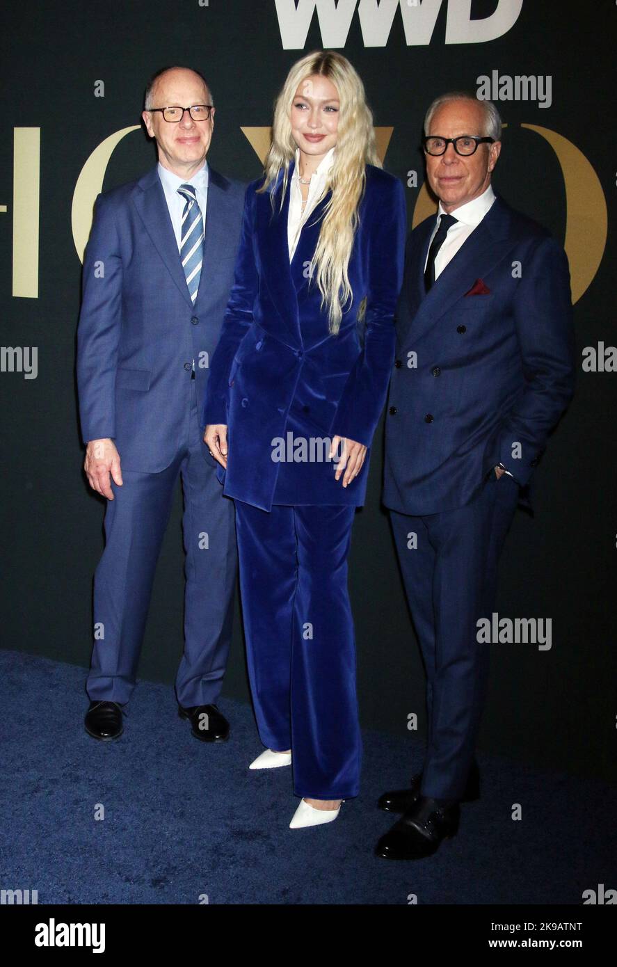 WWD 2022 Honors Awards Held In New York. -PICTURED: James Fallon, Gigi ...