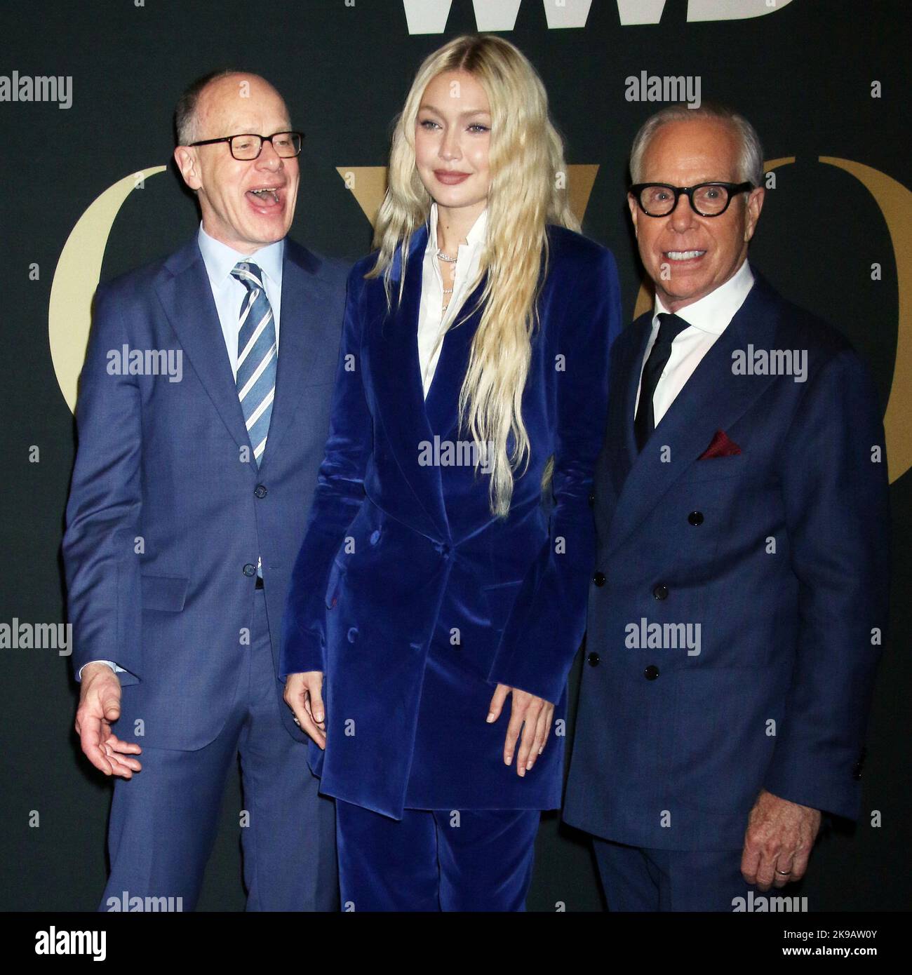 WWD 2022 Honors Awards Held In New York. -PICTURED: James Fallon, Gigi ...