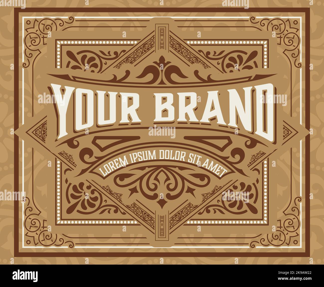 Western card with vintage style Stock Vector Image & Art - Alamy