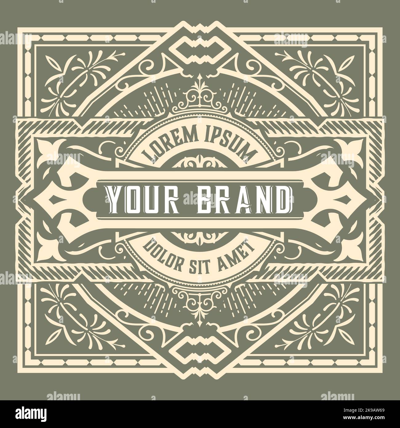 Western card with vintage style Stock Vector Image & Art - Alamy