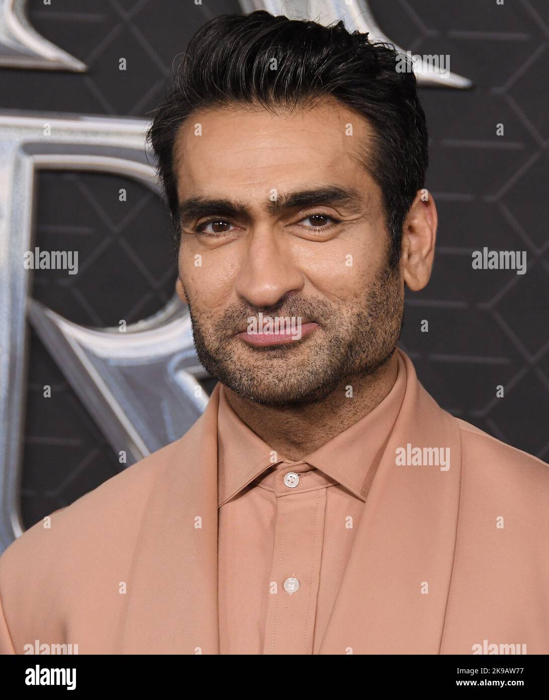 Hollywood, CA, October 26, 2022. Kumail Nanjiani arrives at the Marvel ...