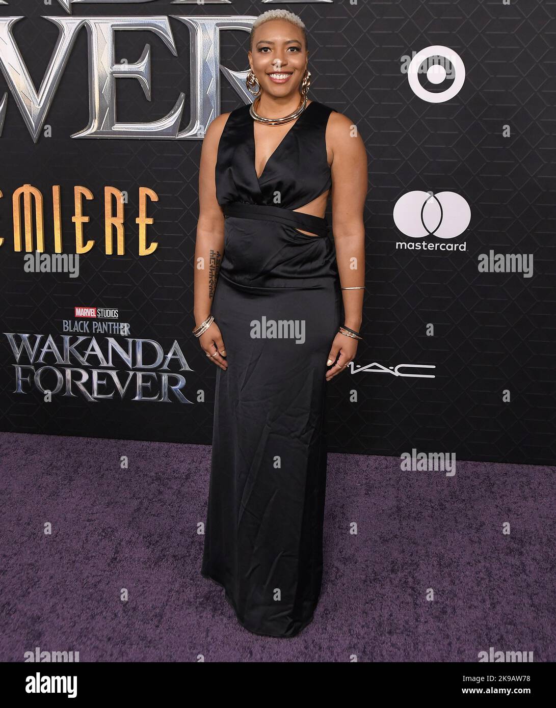Hollywood, CA, October 26, 2022. Anedra Edwards arrives at the Marvel ...