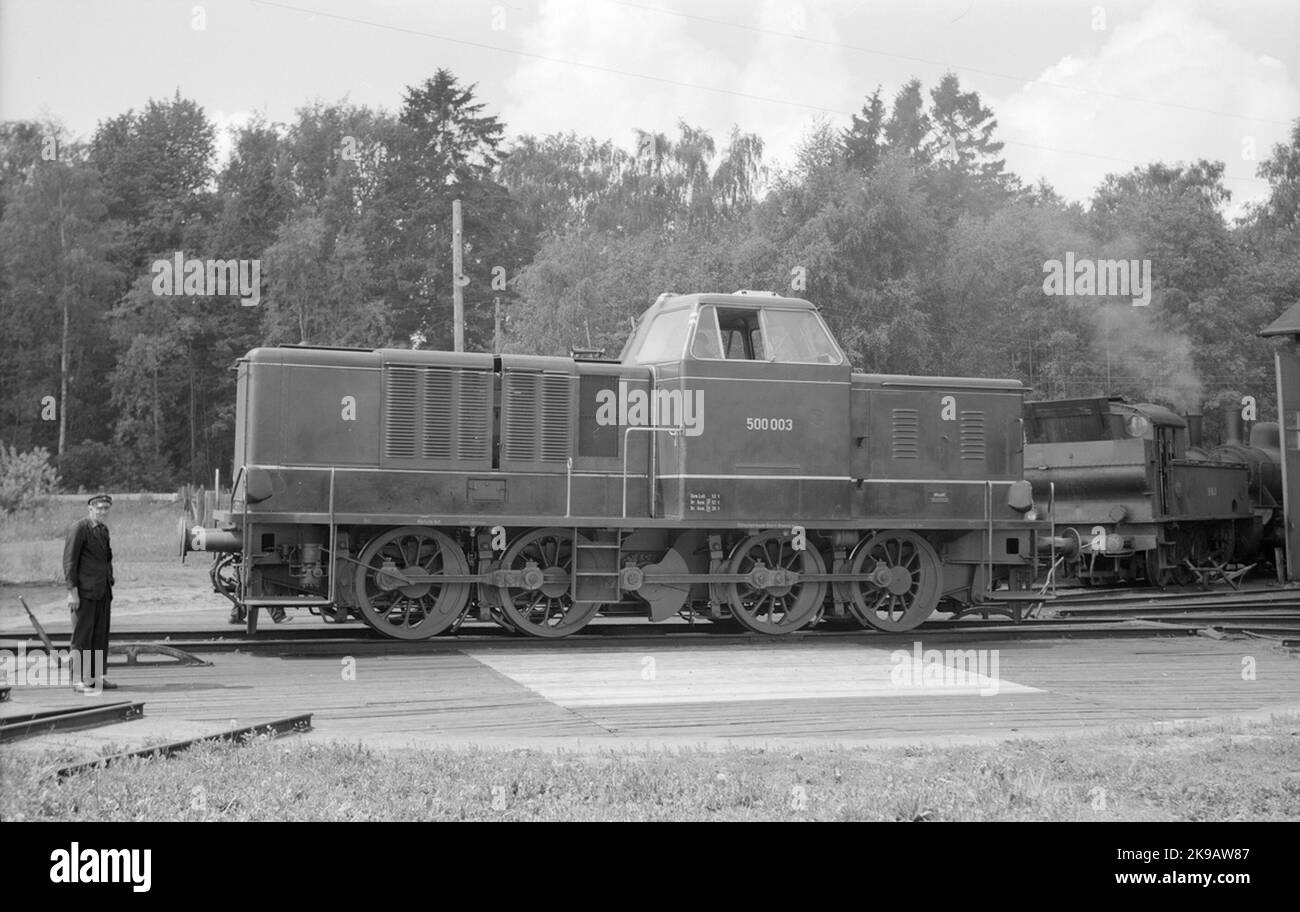 Sample of German diesel hydraulic demonstration locomotive 500 003 ...