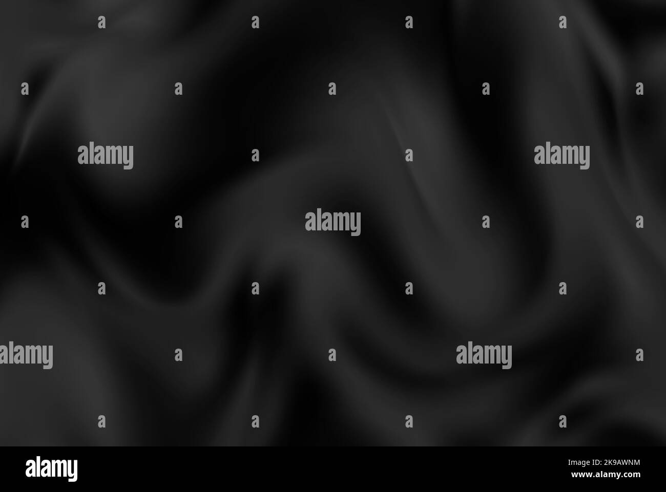 Smooth wavy black silk texture abstract background. luxury background ...