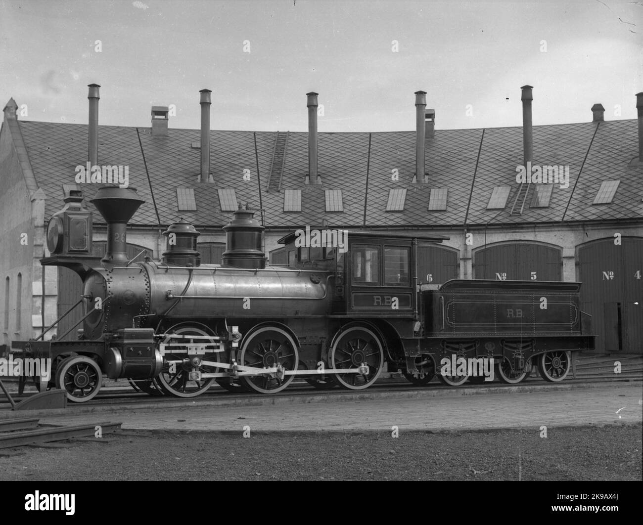 Steam locomotive on the turntable hi-res stock photography and images ...