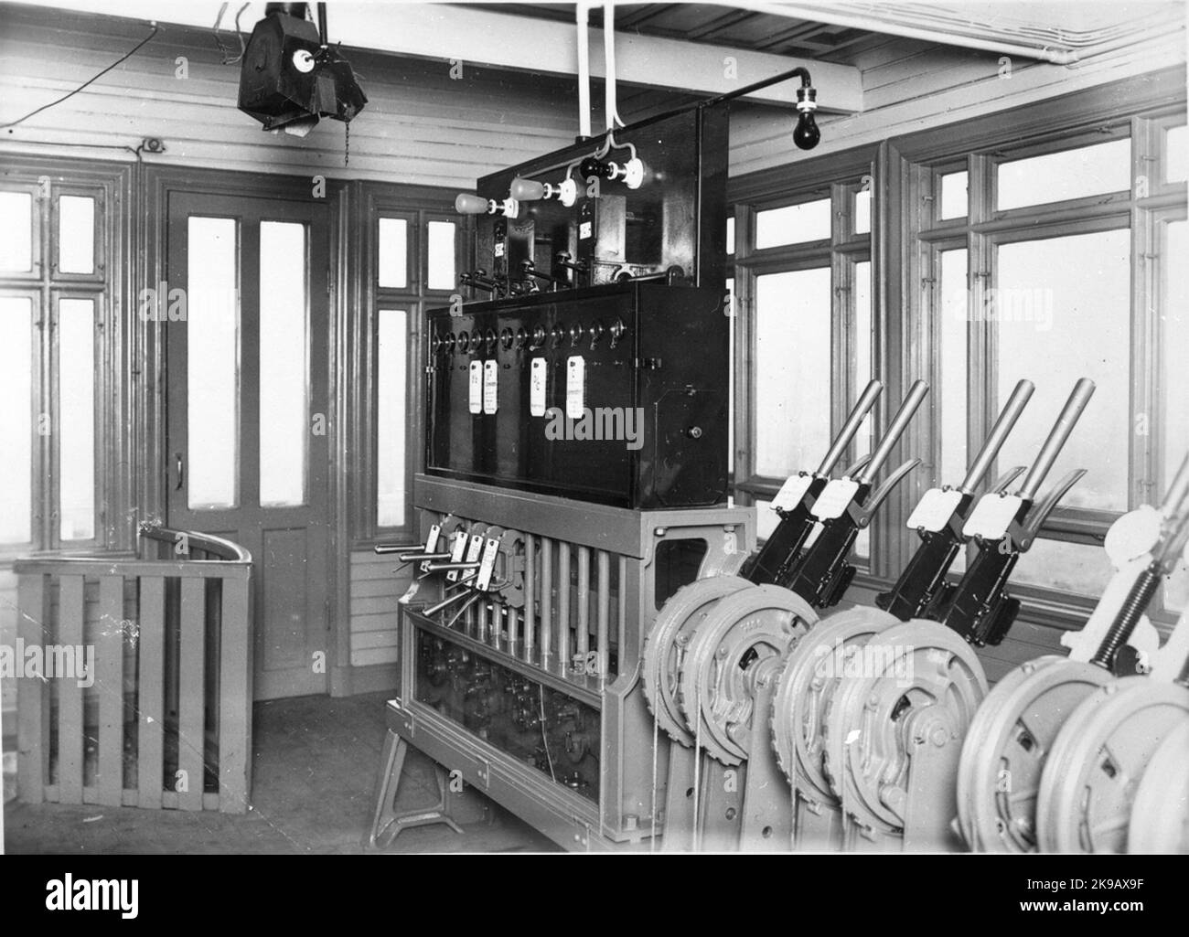 The switchgear, Östra station Stock Photo - Alamy