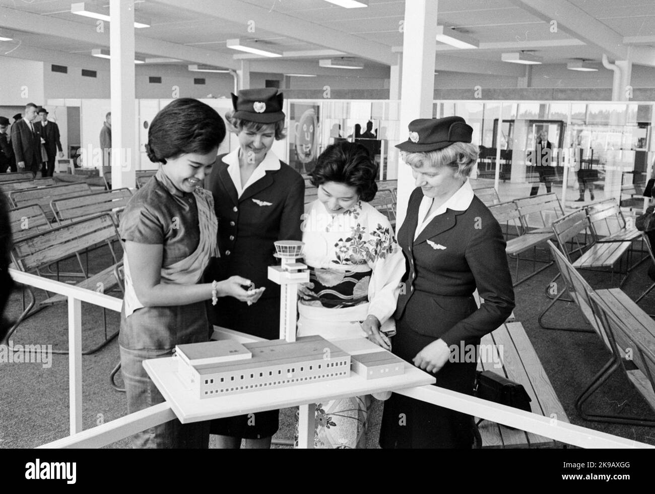 The SAS terminal at Haga, press show. Arlanda Airport, Press View. The ...