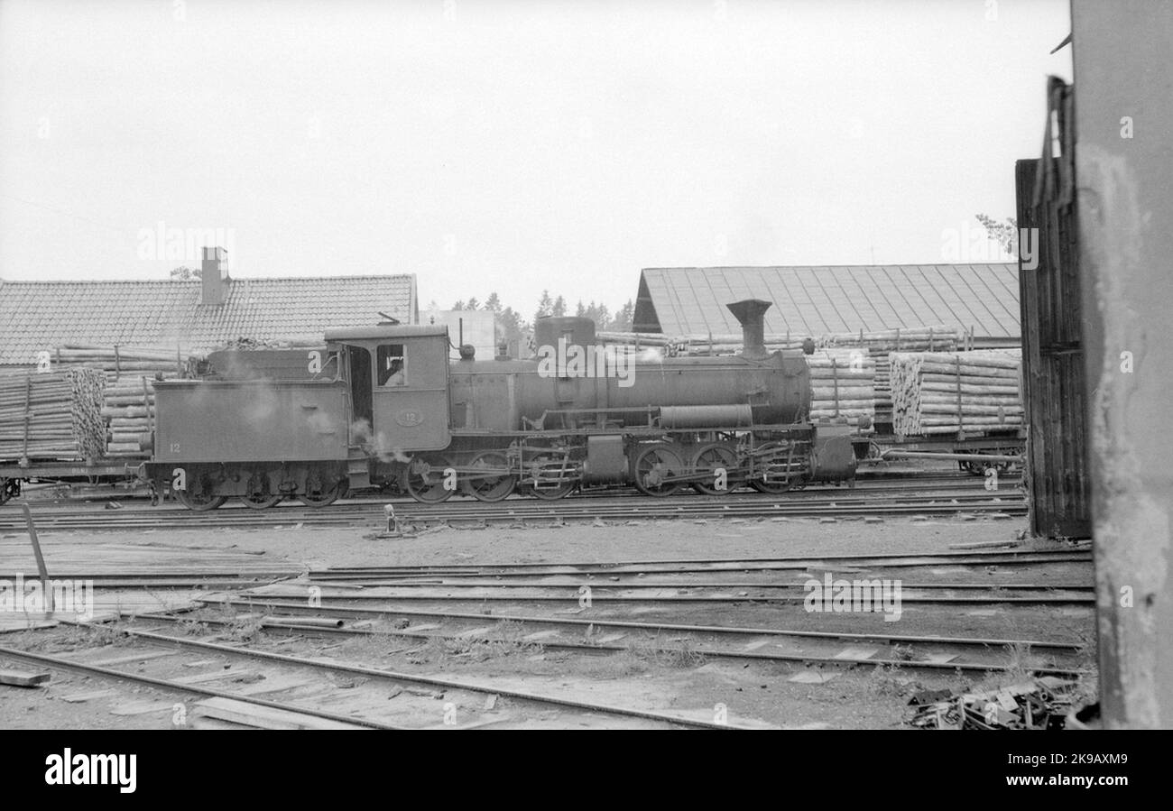 Dala - Ockelbo - Norrsundets Railway, Donj Lok 12. Malletlok Stock ...