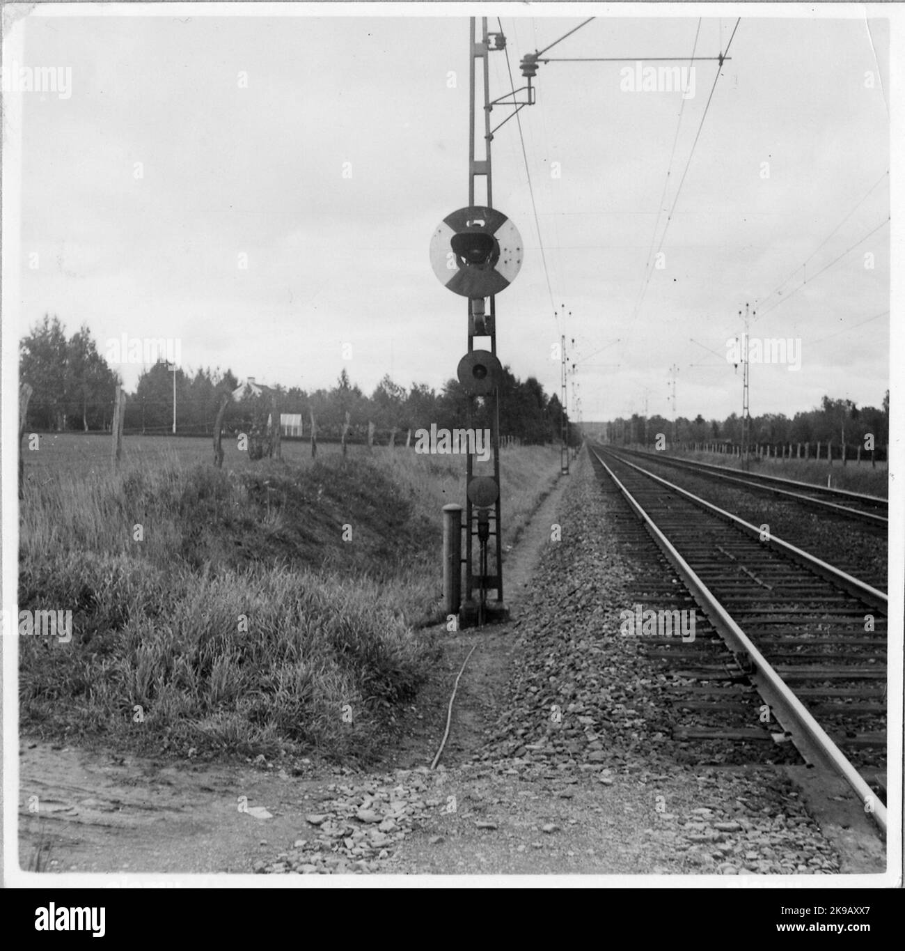 Network rail signal Black and White Stock Photos & Images - Alamy