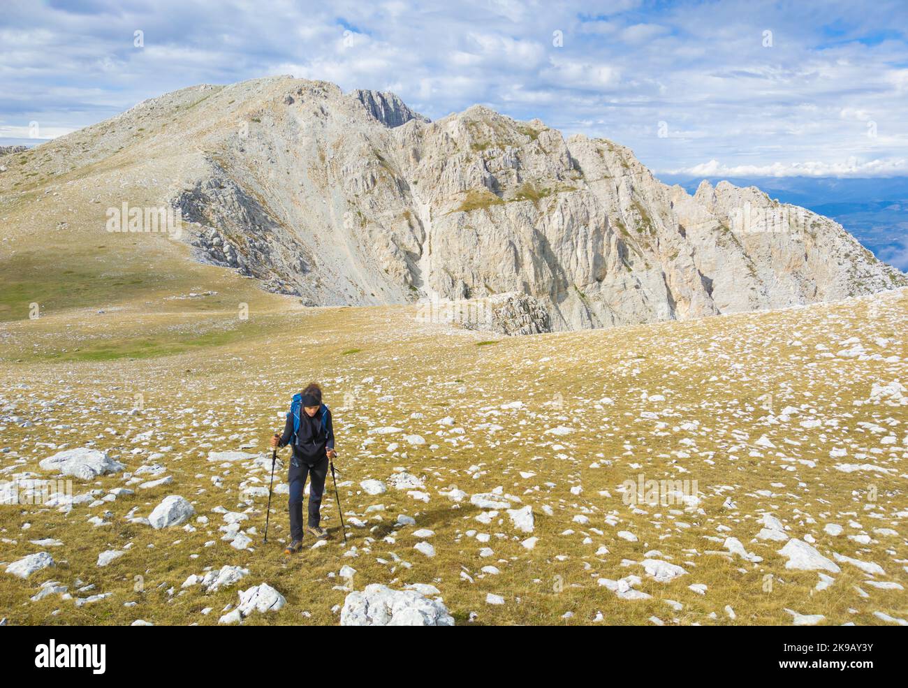 Monte Velino (Italy) - The landscape summit of Mount Sirente, one of ...
