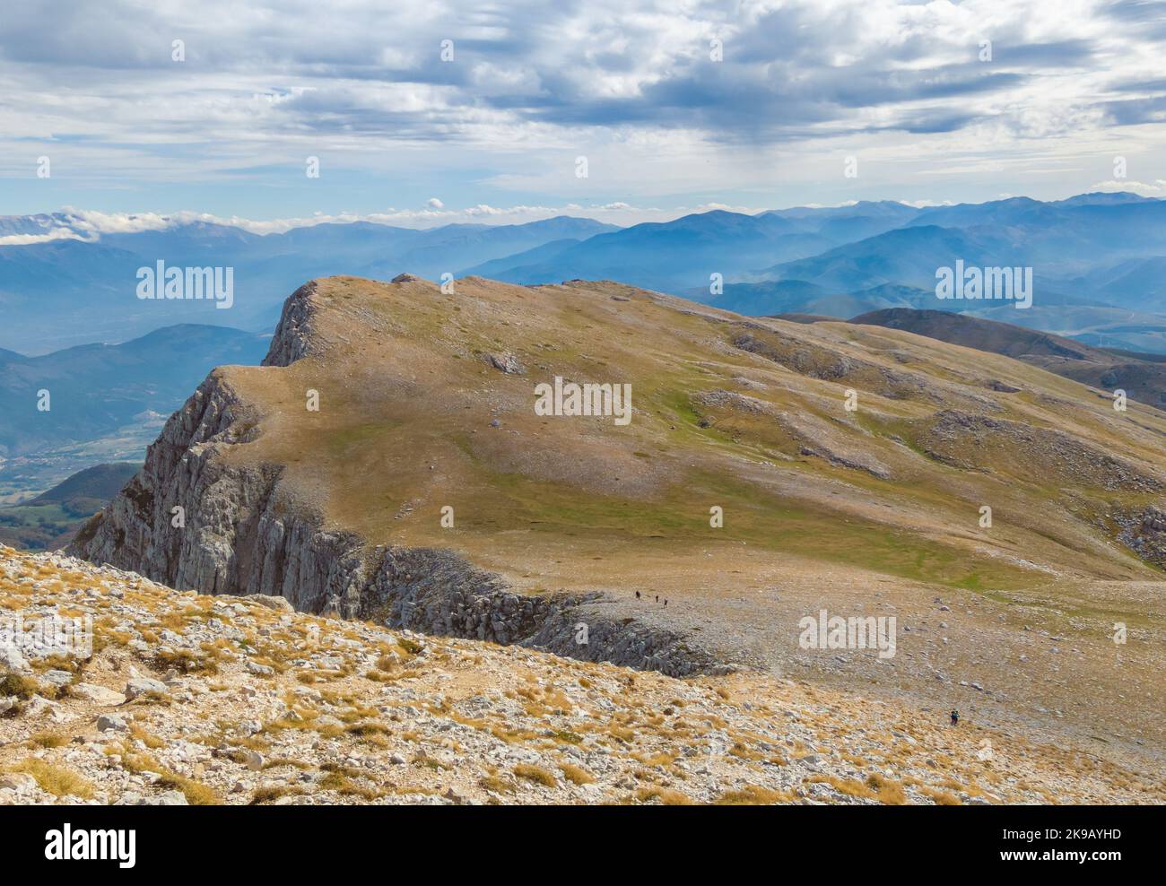 Monte Velino (Italy) - The landscape summit of Mount Sirente, one of ...