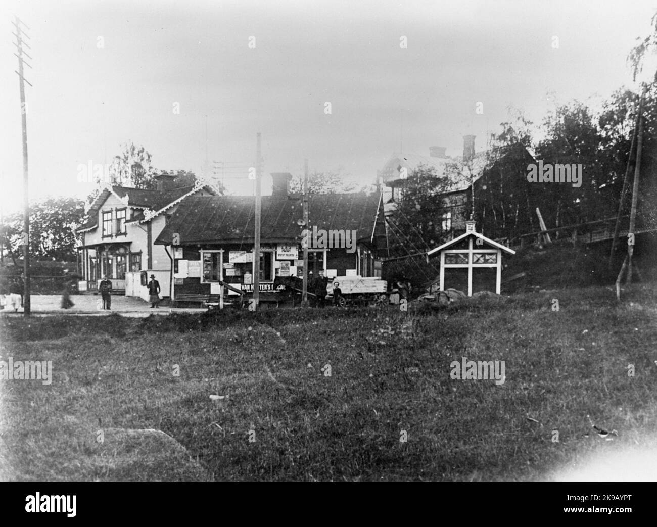 Stocksund Old Station Stock Photo - Alamy