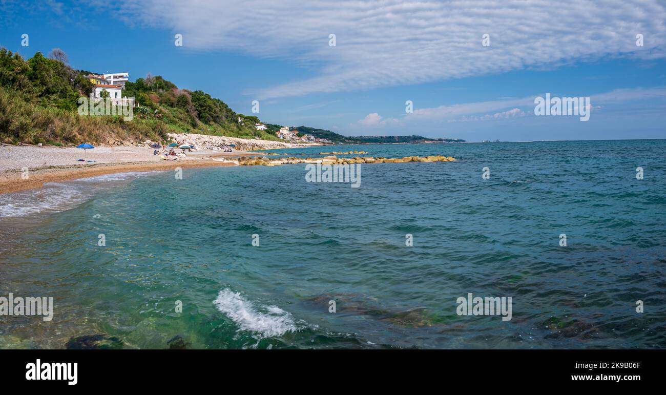 San Vito Chietino - 07-08-2022: The beautiful beach of Calata Turchina ...