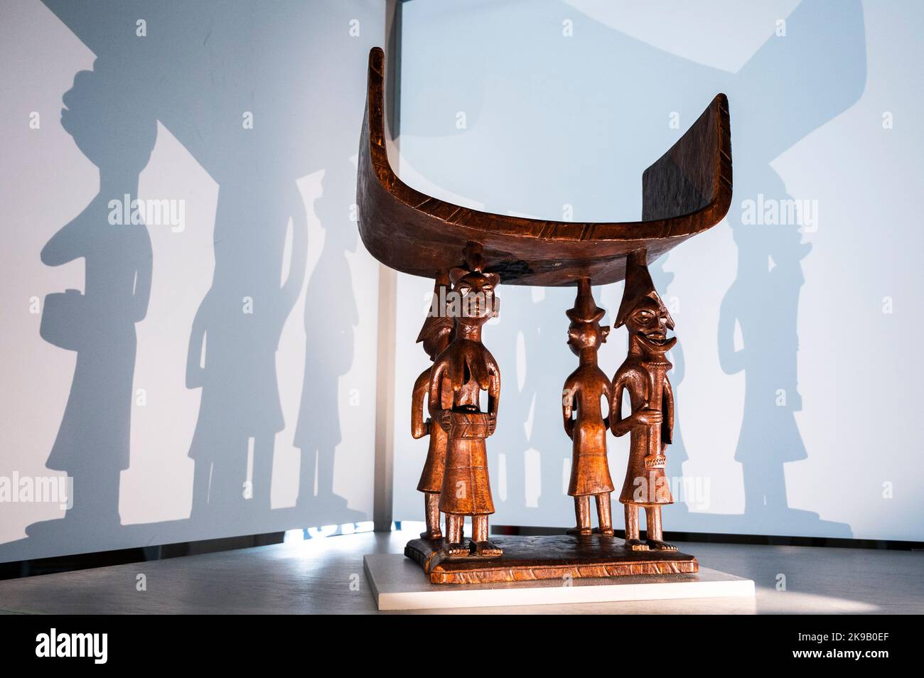 Berlin, Germany. 27th Oct, 2022. A "Stool from Ghana, West Africa ...