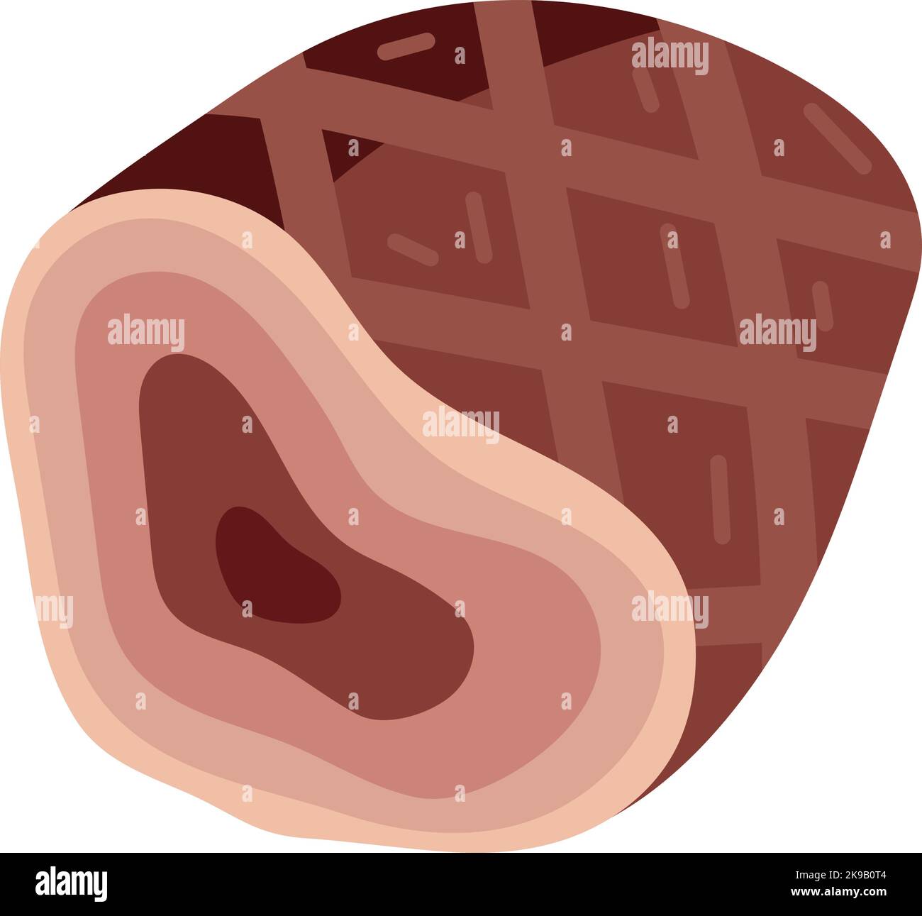 delicious ham block Stock Vector Image & Art - Alamy