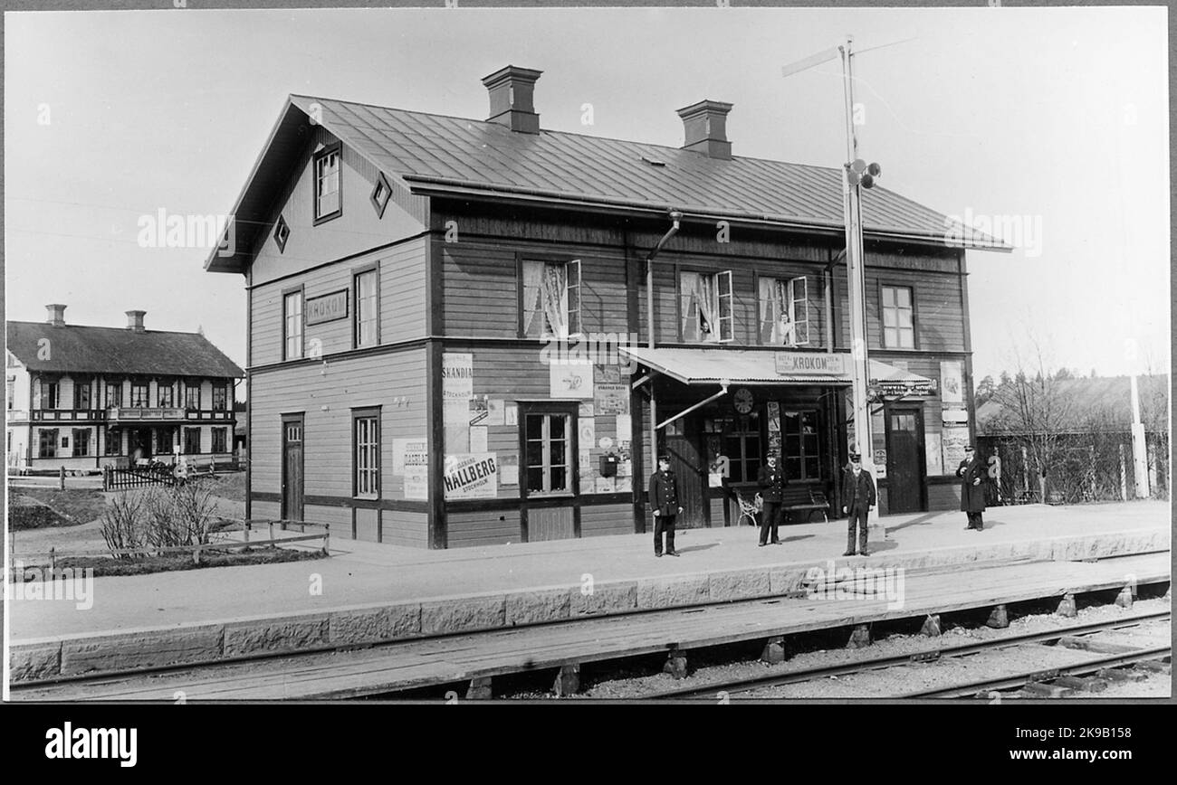 Krokom Railway Station Stock Photo - Alamy