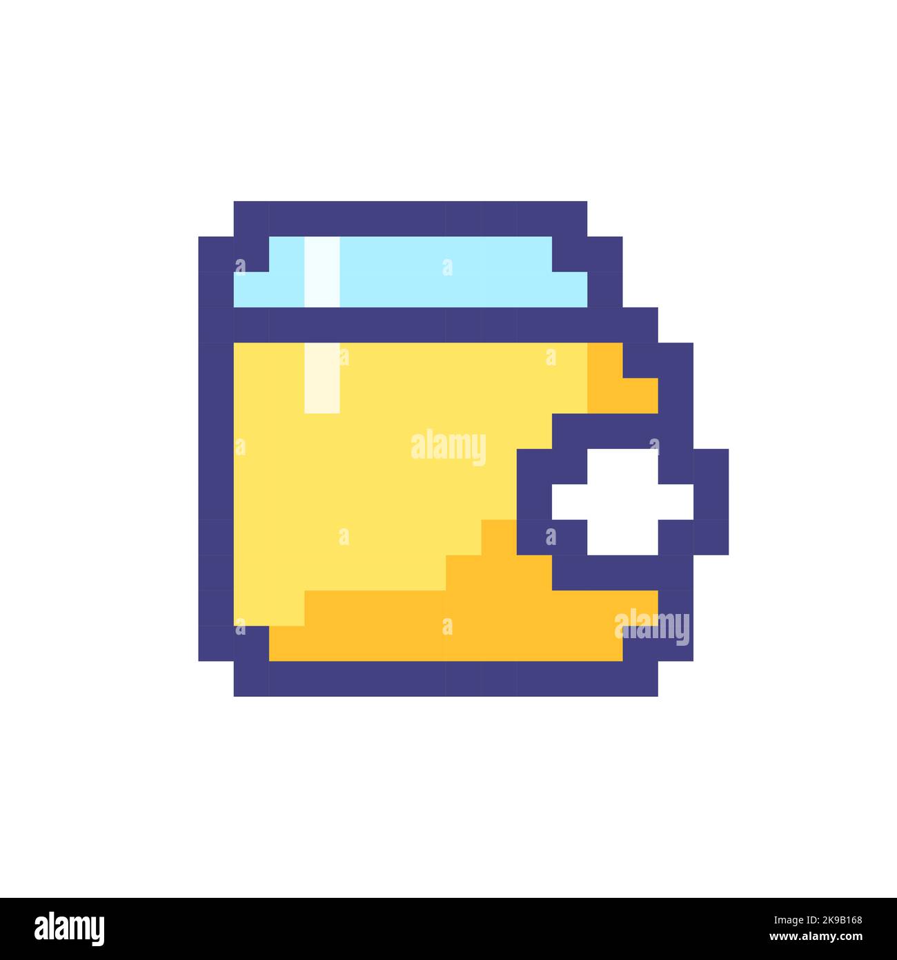 Wallet pixelated RGB color ui icon Stock Vector Image & Art - Alamy