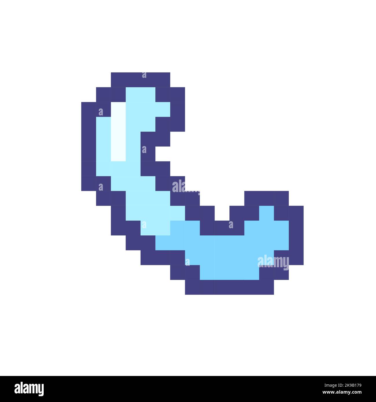 Cell phone pixelated RGB color ui icon Stock Vector Image & Art - Alamy