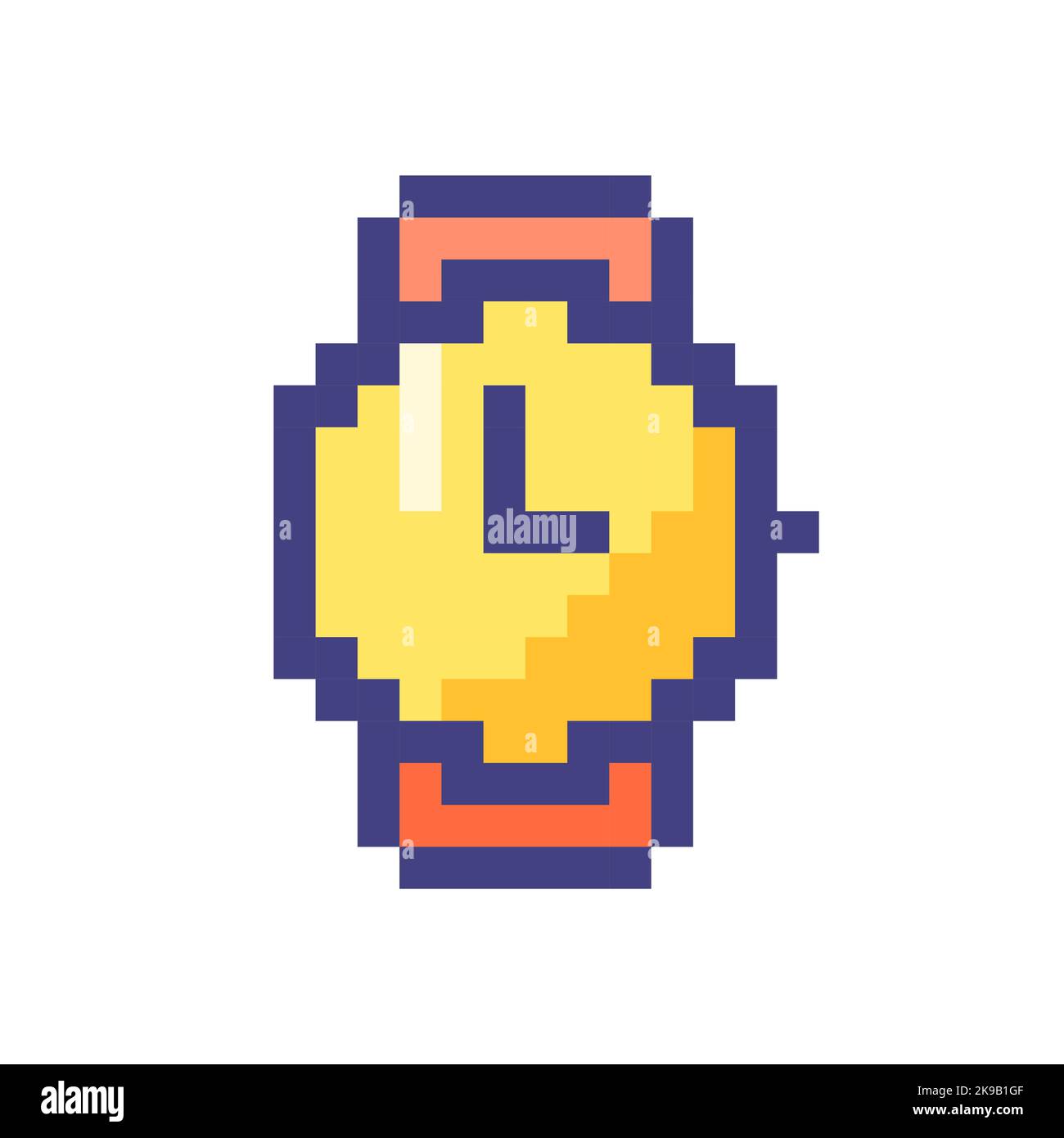 Wristwatch pixelated RGB color ui icon Stock Vector Image & Art - Alamy